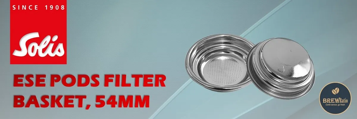 Solis ESE Pods Filter Basket, 54mm - BrewRatio